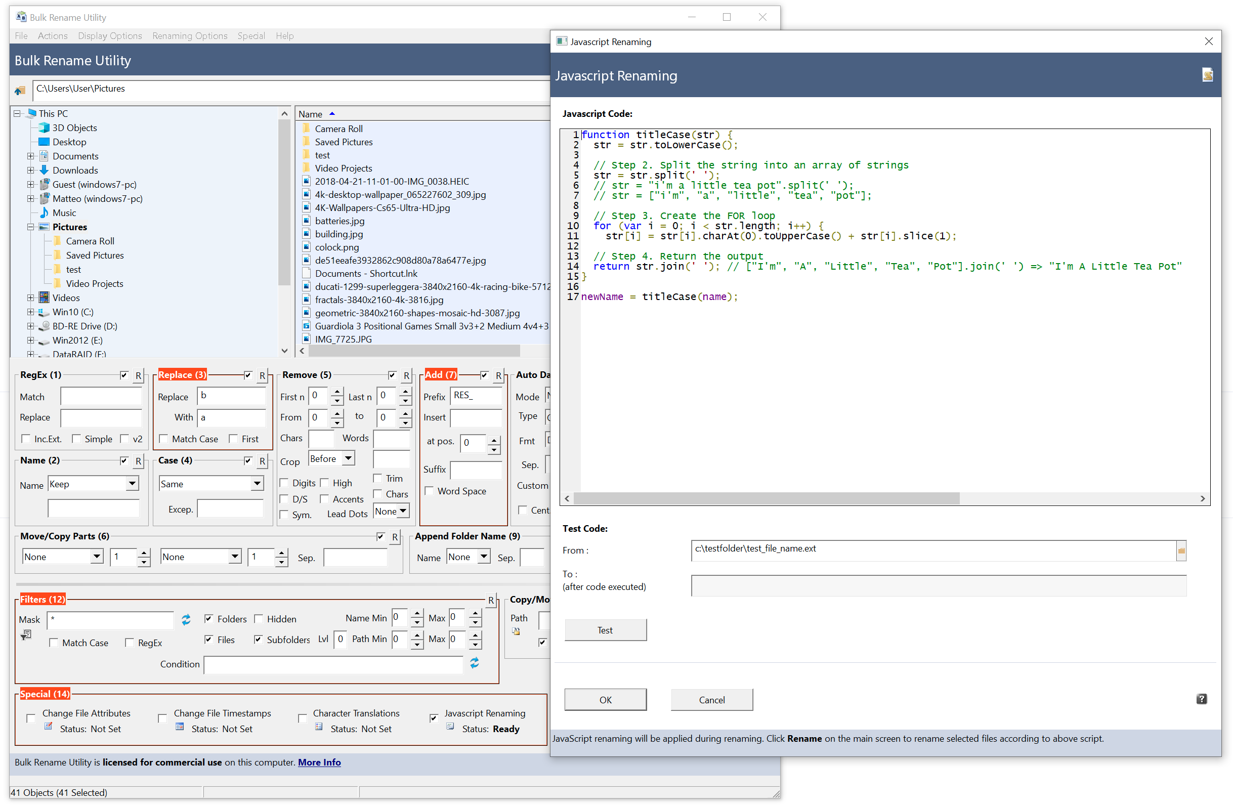 Bulk Rename Utility - Free File Renaming Software Bulk Rename Utility - Free File Renaming Software